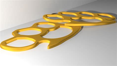 Brass Knuckles V1 Free 3d Model Obj Stl Free3d Brass Knuckles V1 Free 3d Model Obj Stl Free3d