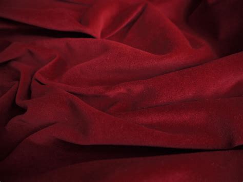Raspberry Red Cotton Velvet Raspberry Red Cotton Velvet