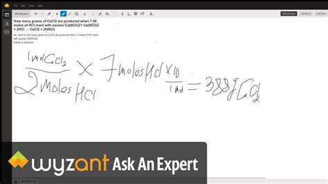 Stoichiometric Problem Youtube