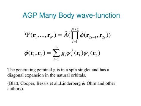 Ppt Treatment Of Correlation Effects In Electron Momentum Density Natural Orbital Functional