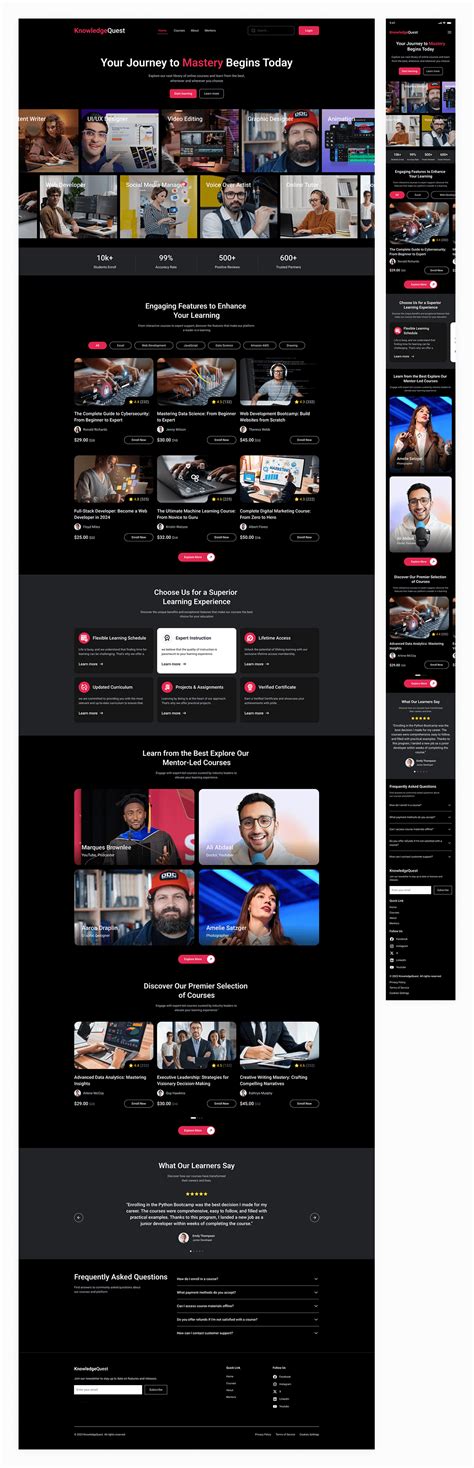 E Learning Skill Development Landing Page UI Design Behance E Learning Skill Development Landing Page UI Design Behance