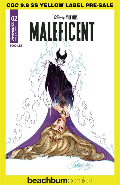 Disney Villains Maleficent 2 J Scott Campbell Variant Cgc 98 Ss