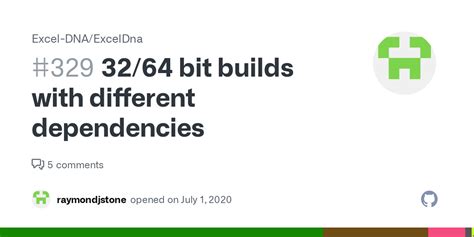 Bit Builds With Different Dependencies Issue Excel DNA ExcelDna GitHub