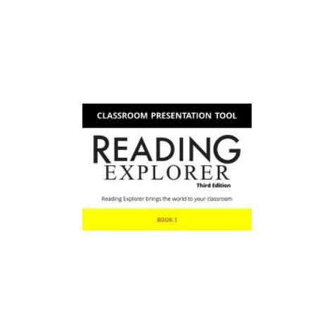 Reading Explorer Third Edition 1 Classroom Presentation Tool Usb