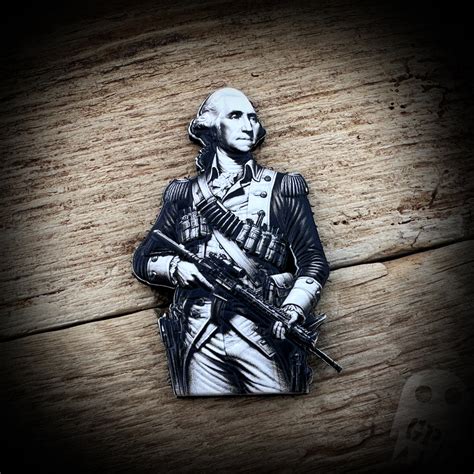 Tactical George Washington Xgp Velcro Backed Ghost Patch