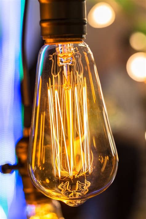 Led Filament Cob Lamp Stock Photo Image Of Filament 77536936