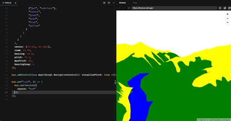 Some Vector Layers On More Distant Tiles Are Not Rendered For Pitched D Terrain Map Issue