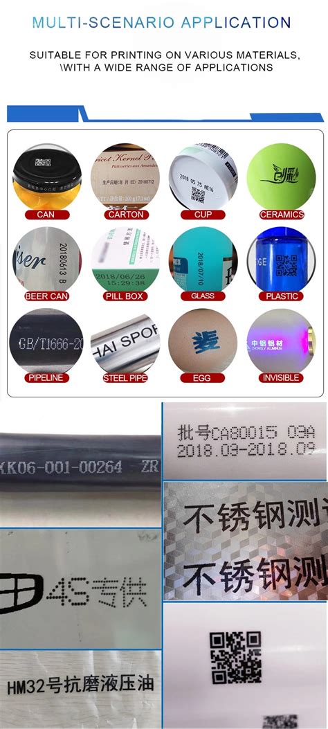 Production Date Printing Machine Bottle Date Code Printing Machine Batch No And Expiry Date
