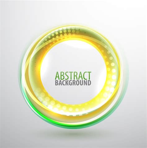 Premium Vector Shiny Circle Background