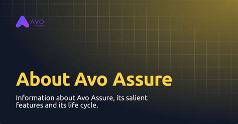 About Avo Assure Avo Assure