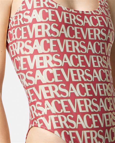 Versace Versace Allover One Piece Swimsuit For Women Online Store Eu