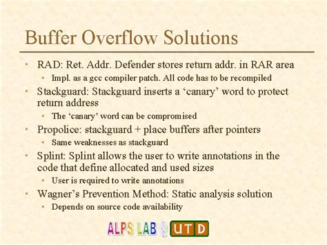 Buffer Overflow Attack Proofing Of Code Binary Gopal