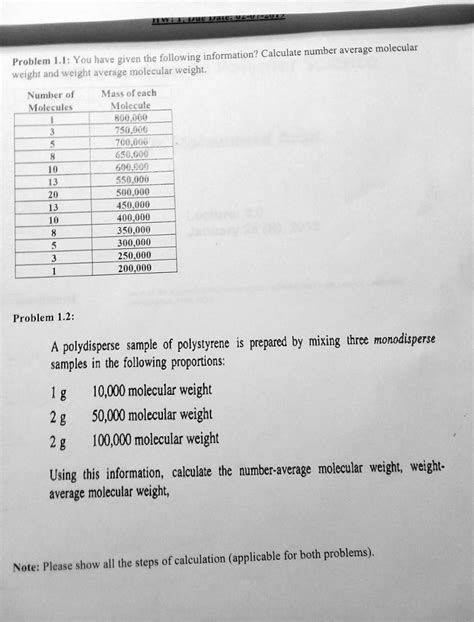 Solved Problem 1 1 You Have Been Given The Following Information