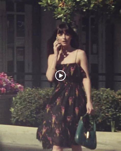 Dakota Johnson For Gucci S Jackie Senatus