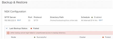 NSX T Backup Monitoring Virten Net