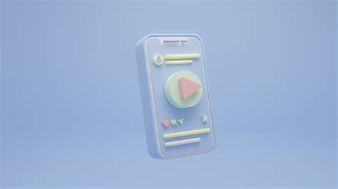 모바일 애플리케이션 및 모바일 웹 디자인의 비디오 및 사진 갤러리가 있는 소셜 미디어 배너 및 웹사이트에 대한 사용자 인터페이스 최적화 알림 아이콘 댓글 공유 3d 렌더링