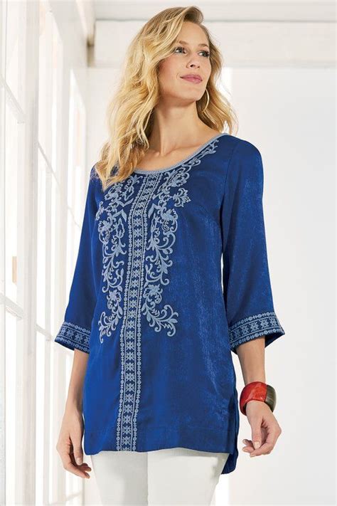 Safiye Tunic From Soft Surroundings Womens Clothing Tops Women Clothes Sale Tunic