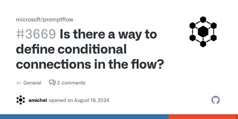 Is There A Way To Define Conditional Connections In The Flow · Microsoft Promptflow