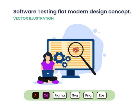 Software Testing A Girl Finding Bugs On The Application By ~ Epicpxls