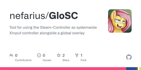Github Nefariusglosc Tool For Using The Steam Controller As