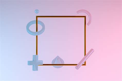 3d 기하학적 인 모양 공중 부양 최소한의 디자인을 가진 추상적인 빈 사각 구조 0명에 대한 스톡 사진 및 기타 이미지 0명