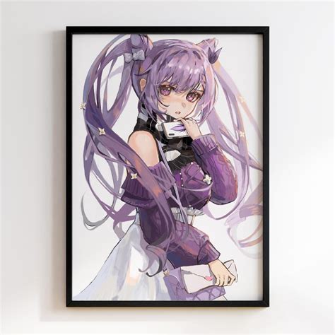 Постер Геншин Імпакт Сьогун Райден Купити картину в рамі