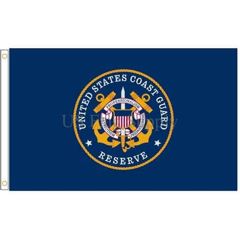 5ft X 8ft U S Coast Guard Reserve Flag Handg