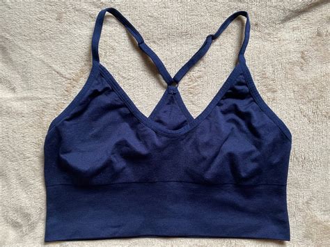 Navy Blue Bralette On Carousell