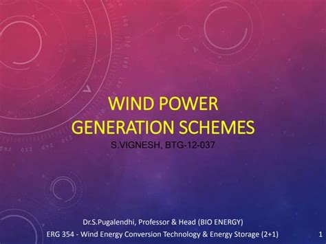 Design And Fabrication Of Darrieus Wind Turbine Ppt