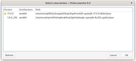 prismlauncher fails to launch minecraft due to java not finding glibc · issue 218221 · nixos