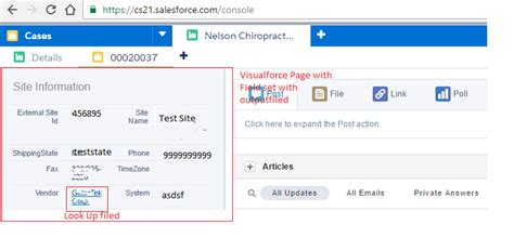 Fieldsets From Service Cloud Console Sidebar Unable To Open Record Page From Lookup Field