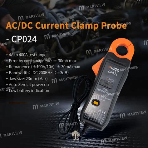 Owon Cp024 4a To 400a Dc Ac Three Gear Current Clamp For Storage Oscilloscope Martview