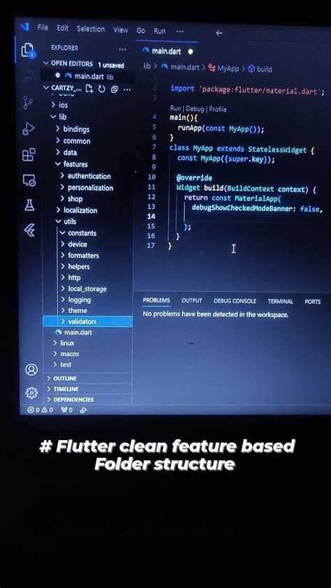 structuring flutter apps with feature based folder structure sandeep