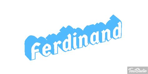 Ferdinand Name Animated  Logo Designs