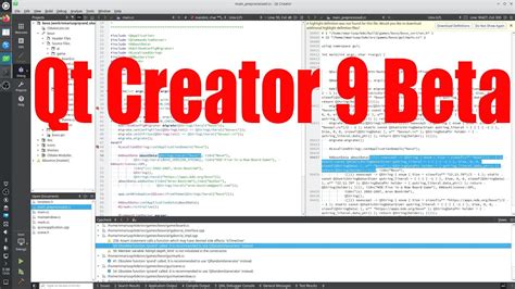 Qt Creator 9 Beta October 2022 9a353a14 Youtube