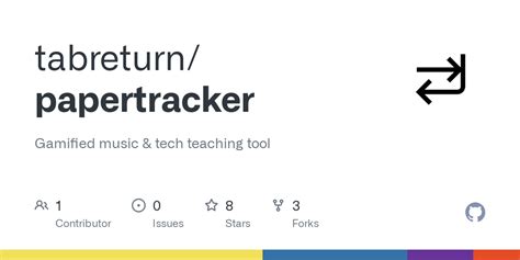 Github Tabreturn Papertracker Gamified Music Tech Teaching Tool