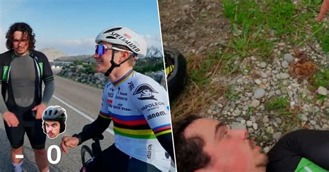 Kijk Je Ligt Naast Een Drol Remco Evenepoel Neemt Average Rob En