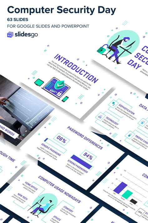 Computer Security Day Computer Security Powerpoint Powerpoint Templates