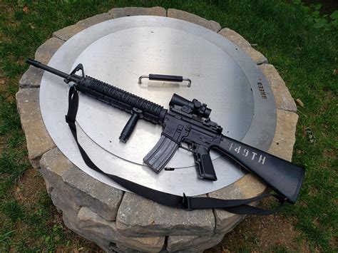 M16a4 Clone On The Handr A4 Stamped Lower Fn Barrel Crusty Surplus