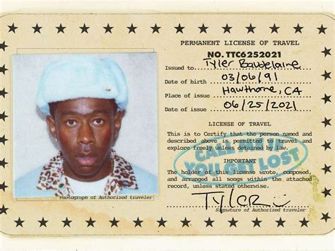 Trying To Find Out The Different Fonts Tyler The Creator Used For Id In The Call Me If You Get