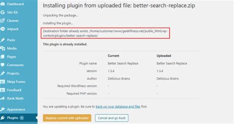 Wordpress主题插件安装时提示 目标目录已存在”如何解决？ Wordpress啦