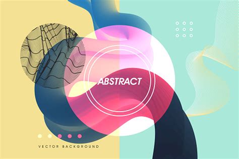 트렌디한 추상적인 배경입니다 기하학적 형태와 스플래쉬의 구성 다중 색상에 대한 스톡 벡터 아트 및 기타 이미지 다중 색상 질감 배경 주제 Istock