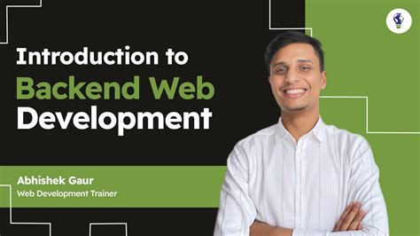 Introduction To Backend Development Backenddeveloper Whatisbackend Youtube