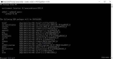 深度学习第一天（tensorflow2 9版本） python3 10对应的tensorflow版本 csdn博客