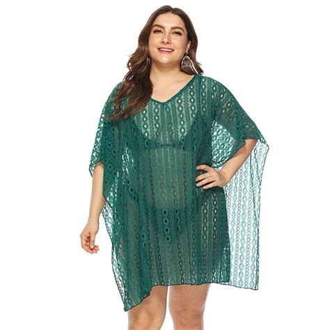 New Sexy Plus Size Beach Cover Up TD Mercado