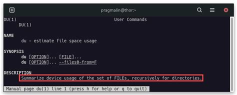 How To Get The Directory Size Using The Linux Command Line Pragmaticlinux