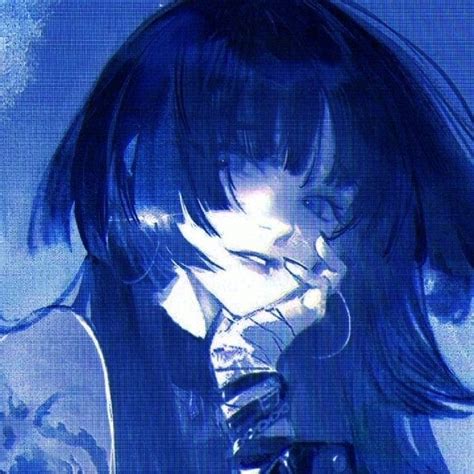 Pin By Sh Wty On Pfp Dump Profile Picture Blue Anime Digital Art Anime