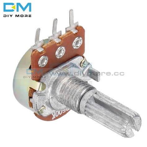 5pcs Wh148 Resistor Linear Taper Rotary Potentiometer Cap Knob 1k 2k 5 Diymore