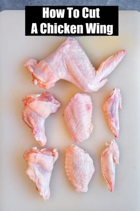 How To Cut Chicken Wings Into Sections Give Recipe